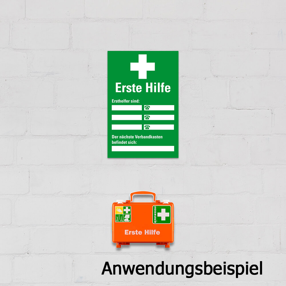Erste Hilfe Kasten Schild Zum Ausdrucken Kostenlose Vorlagen Für